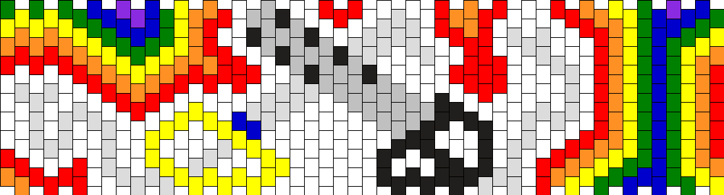 Sora And Riku Keyblade Cross Pony Bead Patterns | Misc Kandi Patterns ...