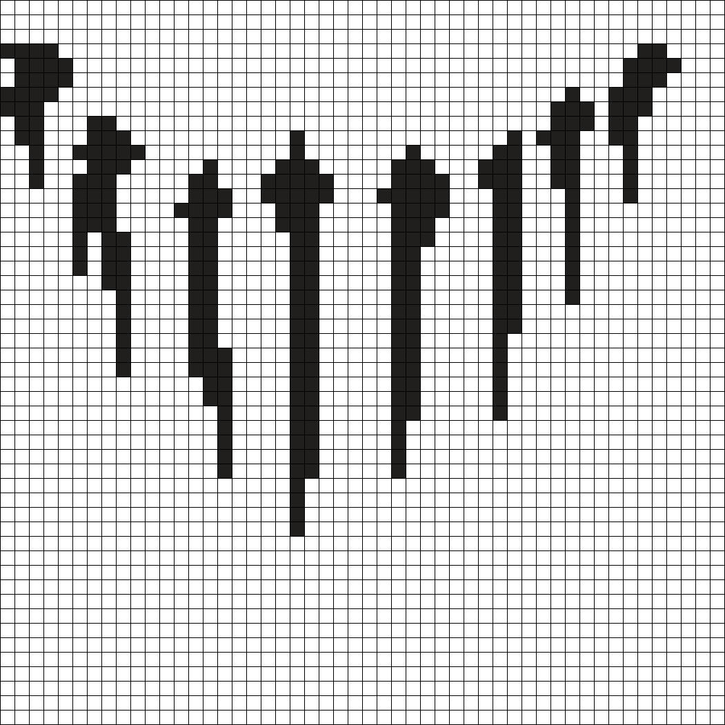 Mushroomhead Pt3 Perler Bead Pattern Bead Sprites Misc Fuse Bead