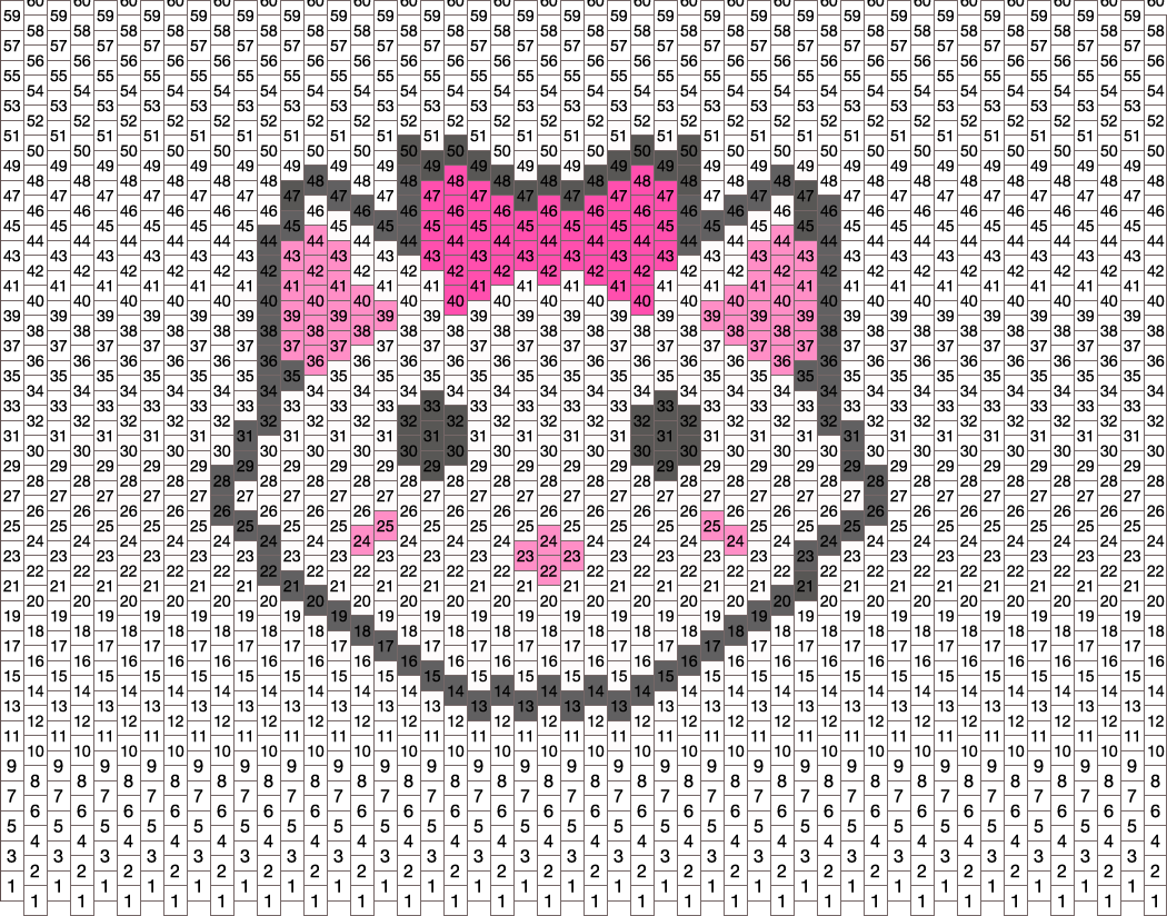 Marie Pony Bead Patterns | Misc Kandi Patterns for Kandi Cuffs