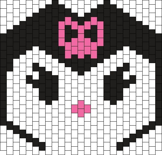 Kuromi Mask Pony Bead Patterns | Misc Kandi Patterns for Kandi Cuffs