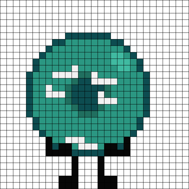 Ender Pearl Object Battle For Grandma BFG Sarci Sarcistuff Perler Charm Osc