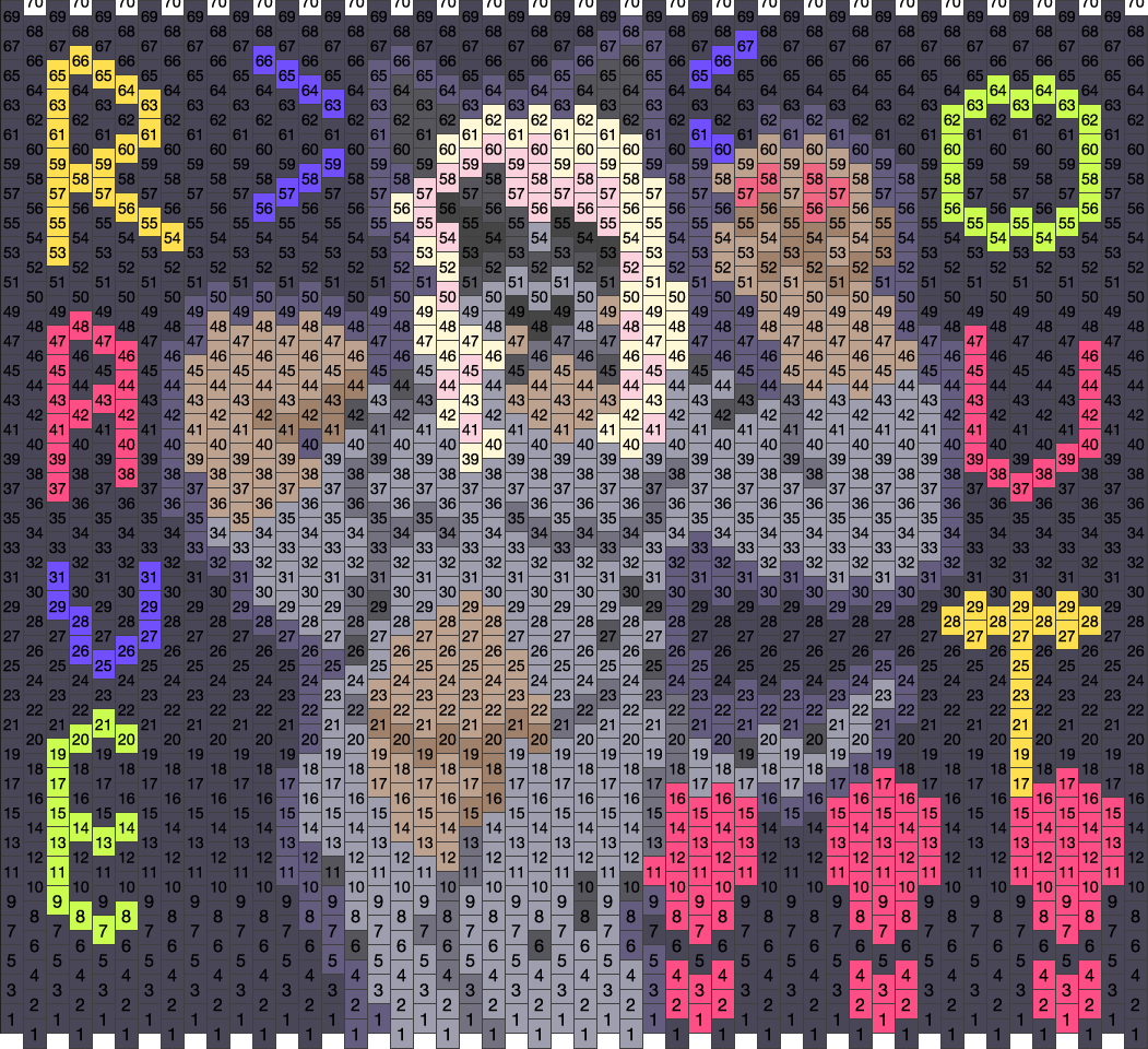 Velcro (finn's Fursona) 339 Pony Bead Patterns | Misc Kandi Patterns ...