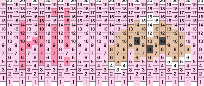 Puppy Hi! Pony Bead Patterns | Misc Kandi Patterns for Kandi Cuffs