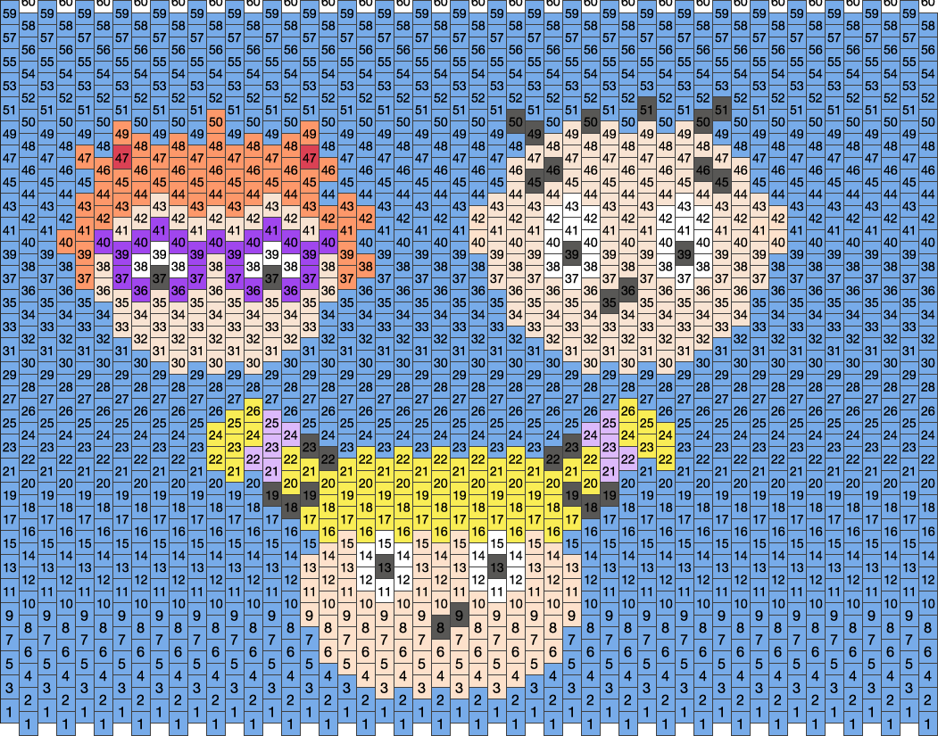 Rugrats Pony Bead Patterns | Misc Kandi Patterns for Kandi Cuffs
