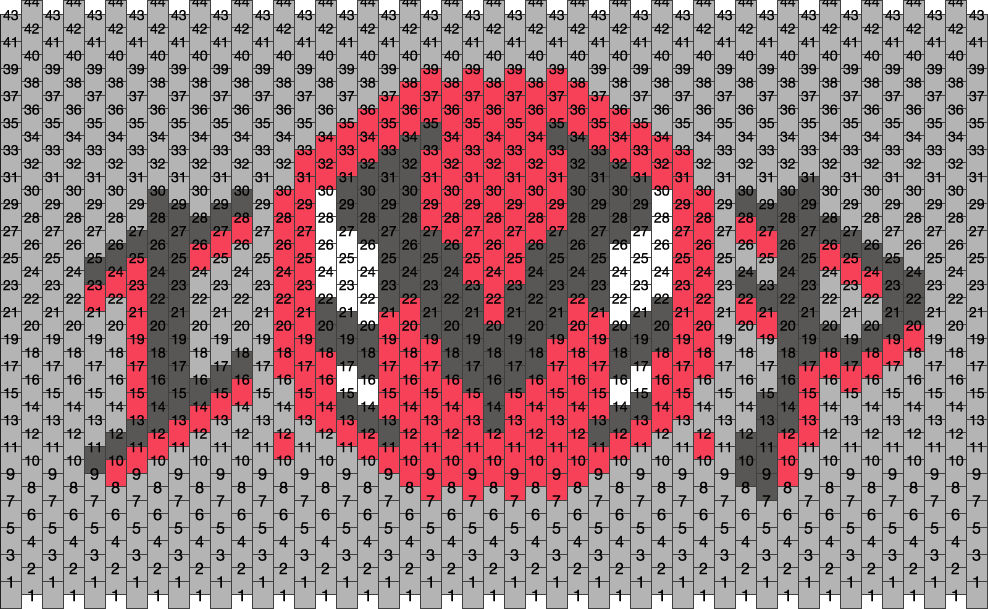 IMP Logo Bag Panel (Helluva Boss) Pony Bead Patterns | Misc Kandi ...