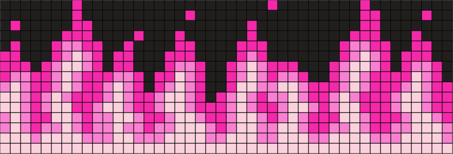 Fire Perler Bead Pattern | Bead Sprites | Misc Fuse Bead Patterns