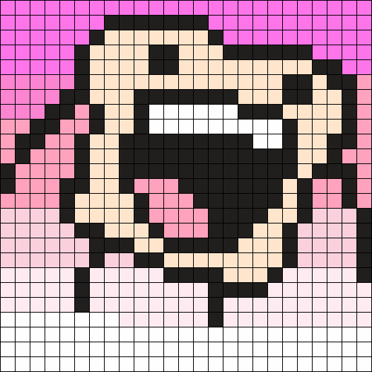 OMFG Hello Album Cover Perler Bead Pattern | Bead Sprites | Misc Fuse ...
