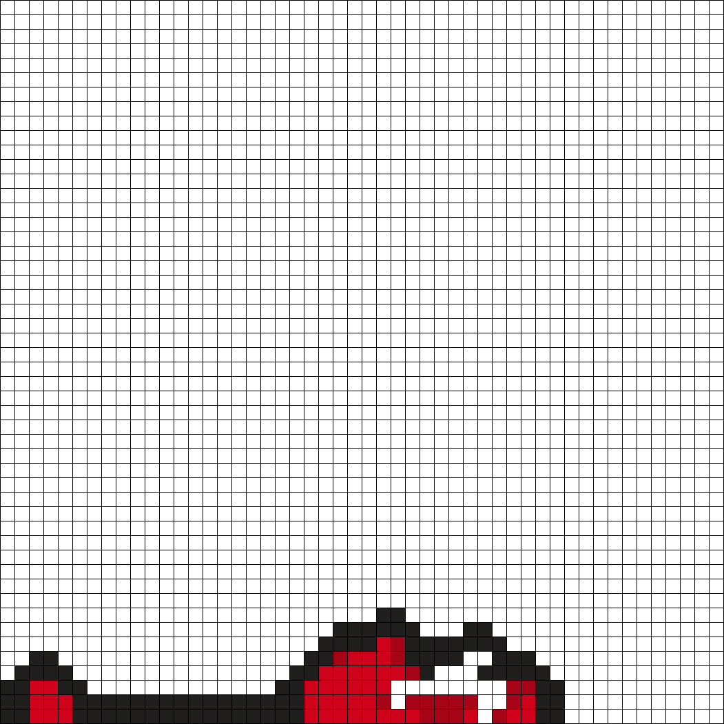 Dead Meat Perler #1 Top Part Of A And D (this Part May Be A Little Off ...