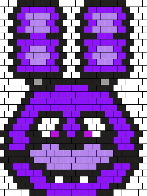 Bonnie Fnaf Bead Pattern | Peyote Bead Patterns | Misc Bead Patterns