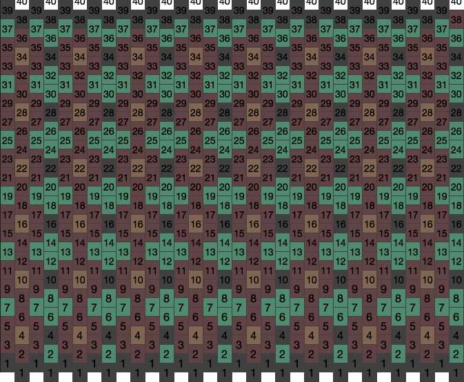 Earthy Pattern Bag Crop Pony Bead Patterns | Misc Kandi Patterns for ...