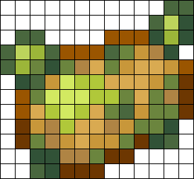 Poisonous Potato (minecraft) Perler Bead Pattern | Bead Sprites | Misc ...