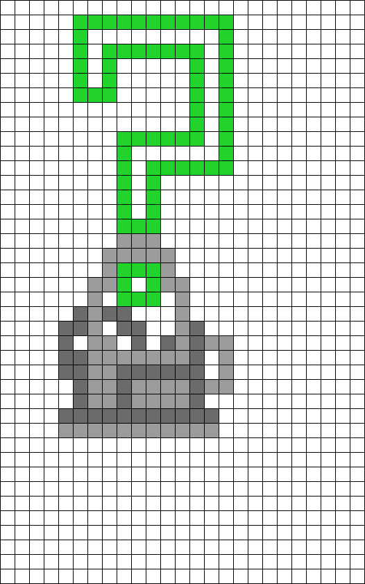 Riddler Trophy Arkham City Perler Bead Pattern | Bead Sprites | Misc ...