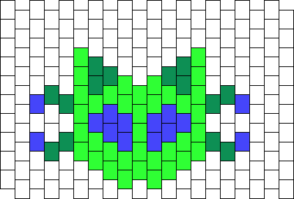 Alien Cat Charm Pony Bead Patterns | Misc Kandi Patterns for Kandi Cuffs