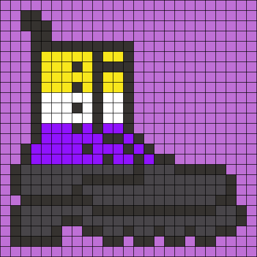 Nonbinary Pride Combat Boot Charm Perler Bead Pattern | Bead Sprites ...