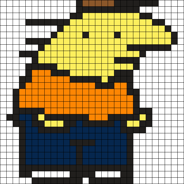 Charlie Smiling Friends Better? Perler Bead Pattern | Bead Sprites ...