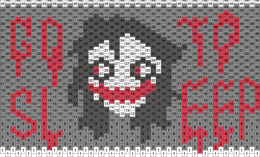 Jeff The Killer Cuff Pony Bead Patterns | Misc Kandi Patterns for Kandi ...
