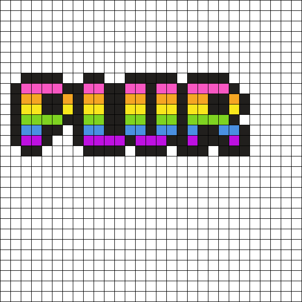 PLUR!!!!!!!! :3 Perler Bead Pattern | Bead Sprites | Misc Fuse Bead ...