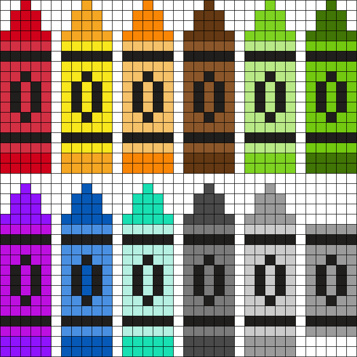 Kandi Patterns for Kandi Cuffs - Misc Pony Bead Patterns