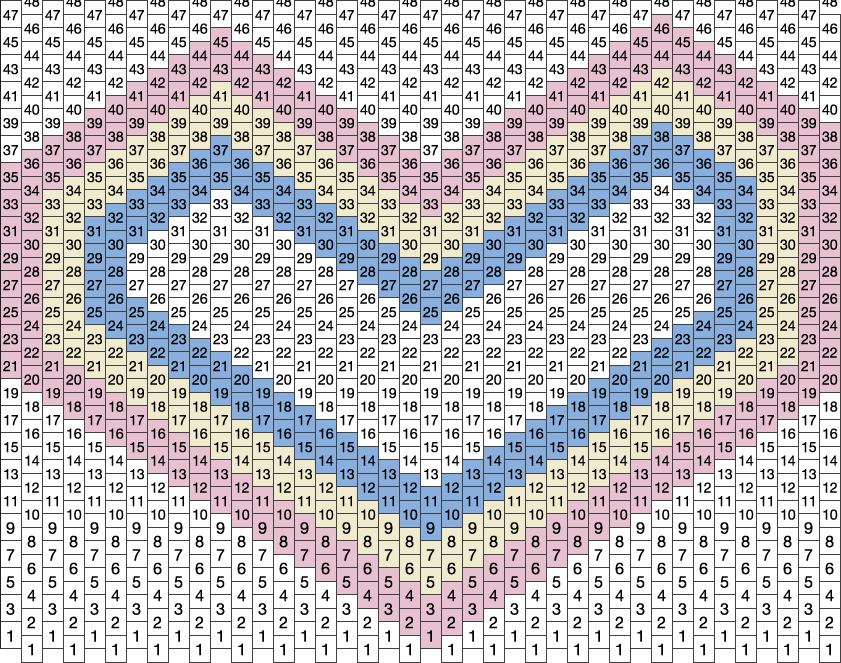 Heart Bag Front Panel Pony Bead Patterns | Misc Kandi Patterns for ...