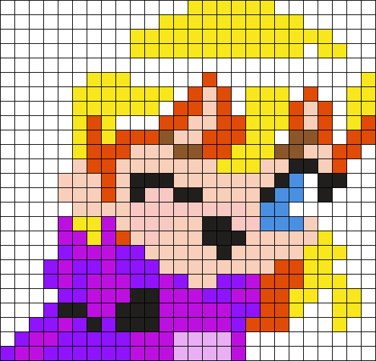 Stephanie Brown (Spoiler - Robin - Bat Family) Perler Bead Pattern ...