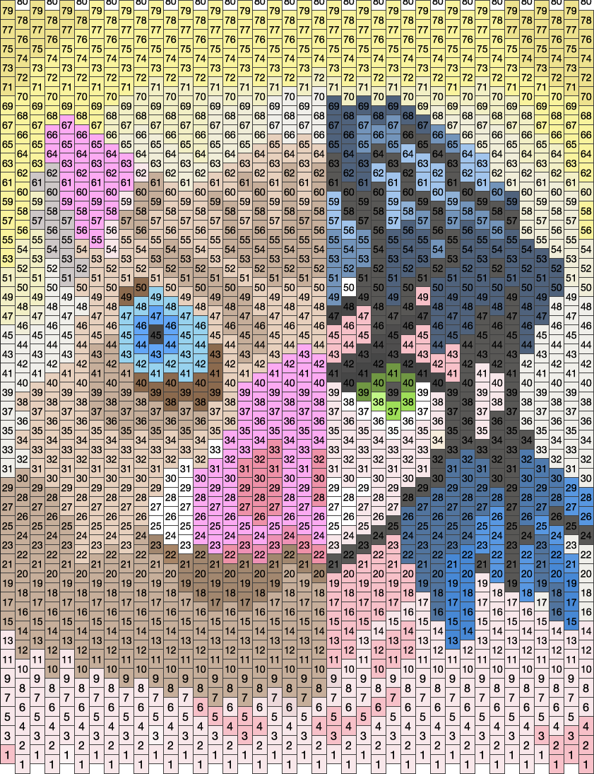 DEMON SLAYER PANEL Inosuke XD Pony Bead Patterns | Misc Kandi Patterns ...