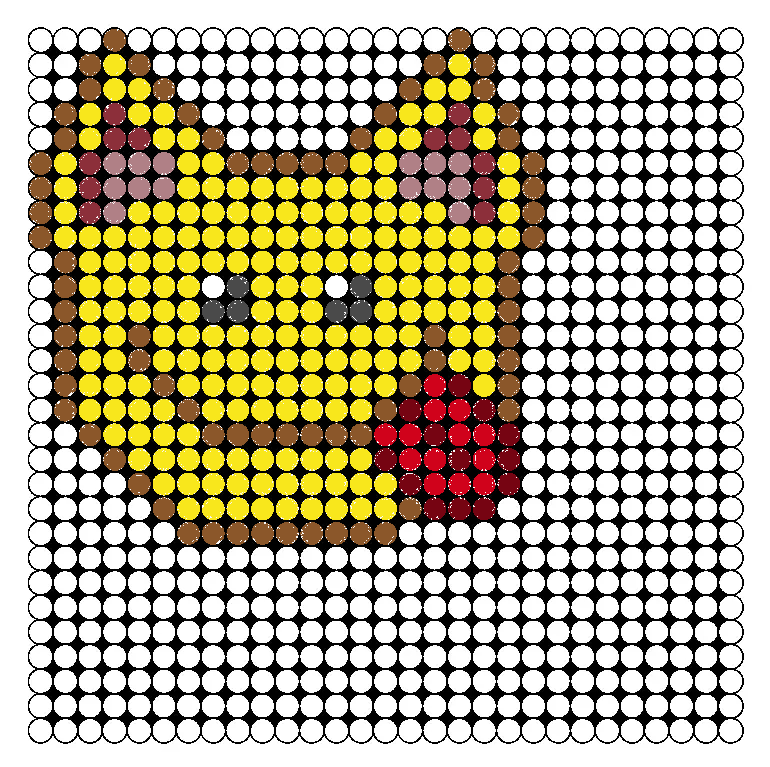 Animal Jam Emoji Perler Bead Pattern | Bead Sprites | Misc Fuse Bead ...