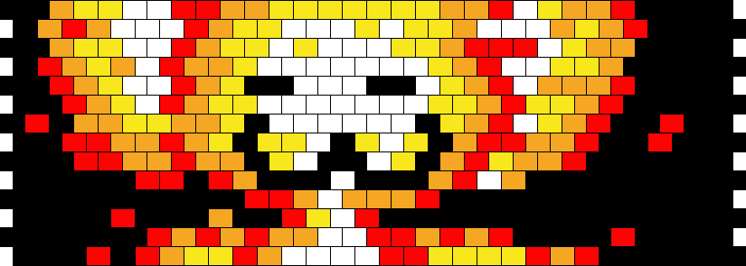 :3 Explosion Bead Pattern | Peyote Bead Patterns | Misc Bead Patterns