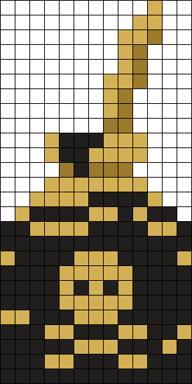 Batim Inkwell Perler Bead Pattern | Bead Sprites | Misc Fuse Bead Patterns