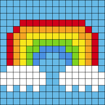 Kandi Pattern Icon Perler Bead Pattern | Bead Sprites | Misc Fuse Bead ...