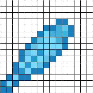 Terraria Harpy Feather Perler Bead Pattern | Bead Sprites | Misc Fuse ...