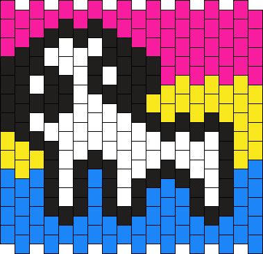 TBH Autism Creature Pansexual Charm Pony Bead Patterns | Misc Kandi ...