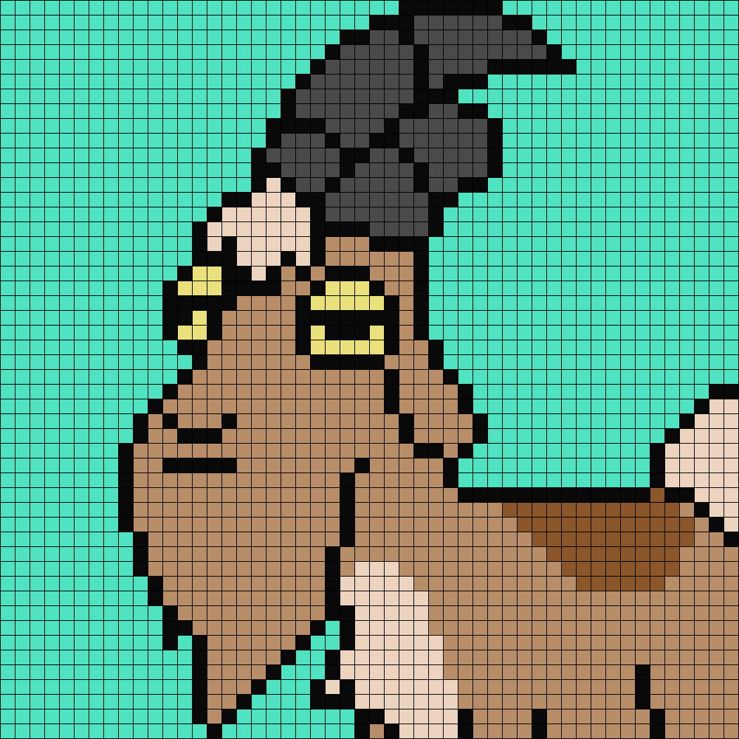Goat From Gravity Falls Perler Bead Pattern | Bead Sprites | Misc Fuse ...