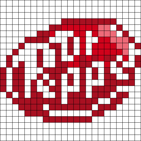 Dr. Pepper Logo Perler Bead Pattern | Bead Sprites | Misc Fuse Bead ...