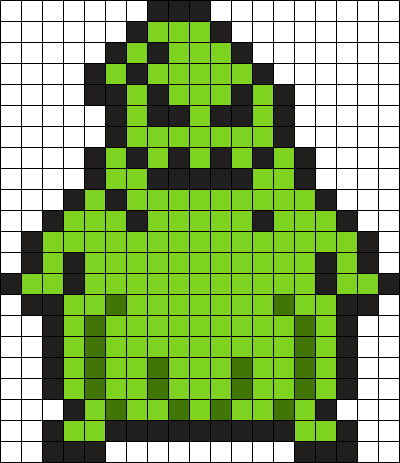 Oggie Boogie Perler Bead Pattern | Bead Sprites | Misc Fuse Bead Patterns