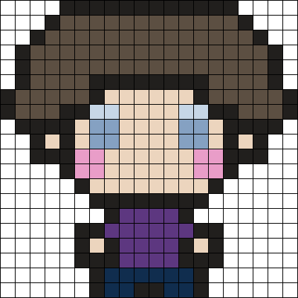 Nick Sturniolo! Perler Bead Pattern | Bead Sprites | Misc Fuse Bead ...