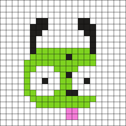 Smallish Gir Perler Perler Bead Pattern | Bead Sprites | Misc Fuse Bead ...