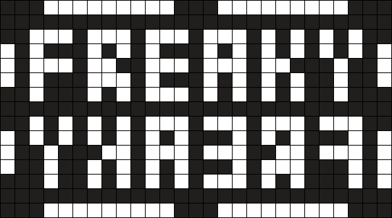 Freaky Perler Wall Decoration Perler Bead Pattern | Bead Sprites | Misc Fuse Bead Patterns