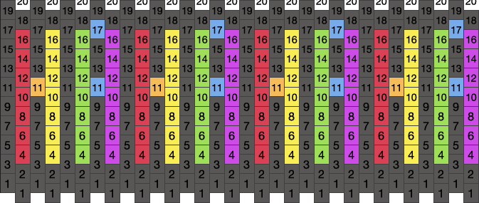 Hahahaha Cuff !! (multi Stitch) Pony Bead Patterns | Misc Kandi ...