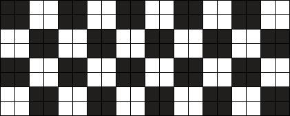 8 High Row Checker Ladder Stitch Cuff Perler Bead Pattern | Bead ...