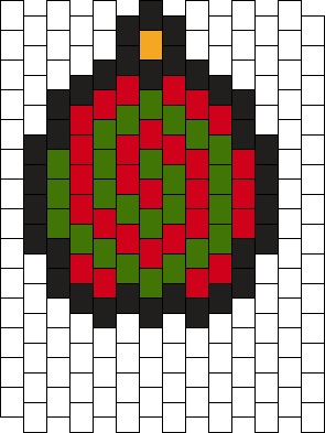 Spiral Christmas Tree Ornament Pony Bead Patterns | Misc Kandi Patterns ...