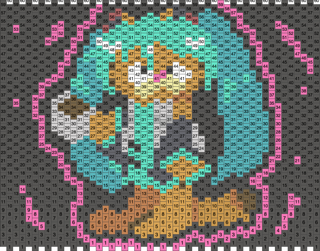 Garifled Miku Panel Pony Bead Patterns | Misc Kandi Patterns for Kandi ...