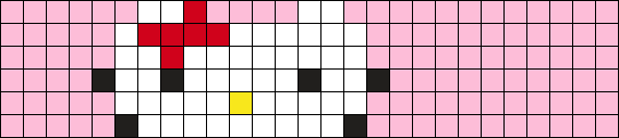Hello Kitty Perler Bead Pattern | Bead Sprites | Misc Fuse Bead Patterns