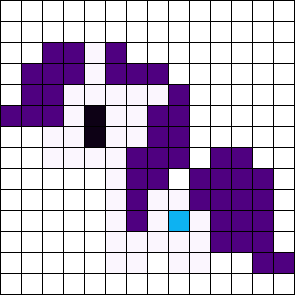 Mini Rarity Mlp Perler Perler Bead Pattern | Bead Sprites | Misc Fuse ...