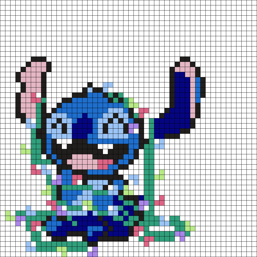 Sitch Perler Bead Pattern | Bead Sprites | Misc Fuse Bead Patterns