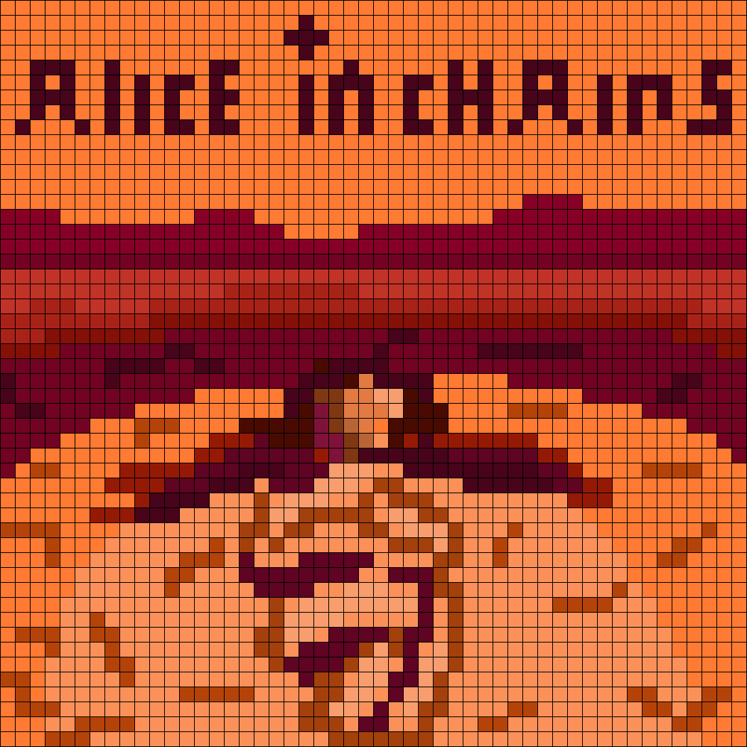 DIRT Album Cover Perler Bead Pattern | Bead Sprites | Misc Fuse Bead ...