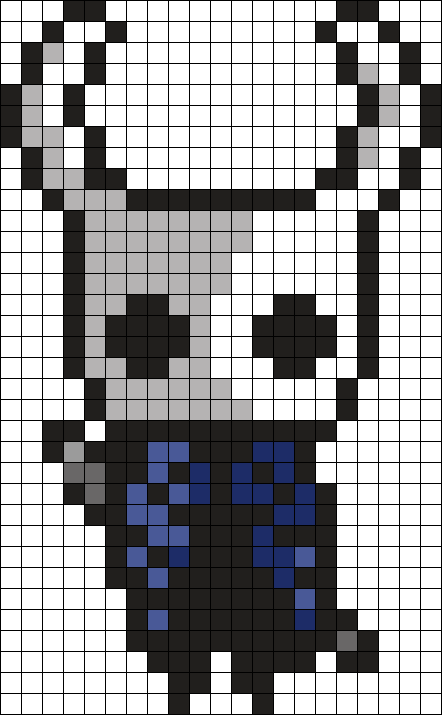 Hollow Knight Perler Bead Pattern | Bead Sprites | Misc Fuse Bead Patterns