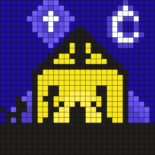 Nativity Scene Perler Bead Pattern | Bead Sprites | Misc Fuse Bead Patterns