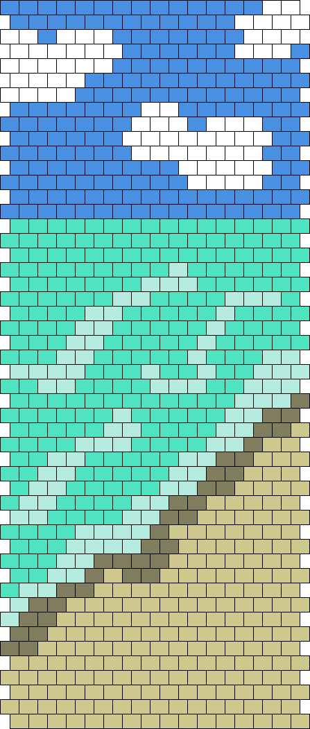 Beach Bead Pattern | Peyote Bead Patterns | Misc Bead Patterns