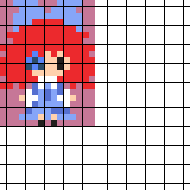 Ragatha The Amazing Digital Circus TADC Perler Bead Pattern | Bead ...