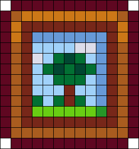 Stardew Valley 'Little Tree' Painting Perler Bead Pattern | Bead ...